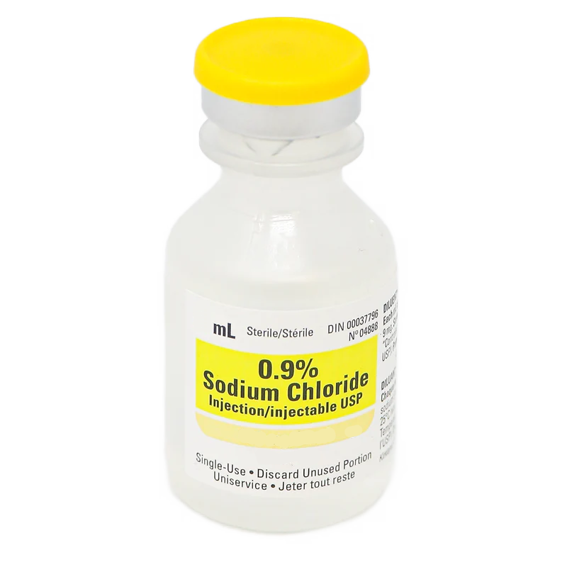 Normal Saline 0.9% Sodium Chloride for Injection 10mL – Essential ...