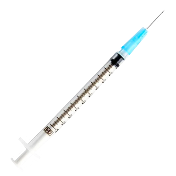 BD Luer-Lok™ Tuberculin Syringe with Attached Needle 1mL (1cc ...
