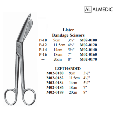 Almedic Bandage Scissors – Essential Medical Supplies